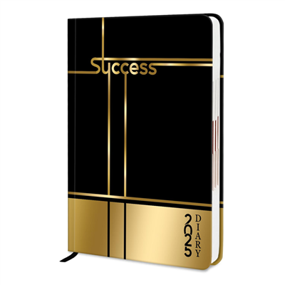 Designer Cover Hard Bound Diary with Dates I One Day To A Page Format I ...